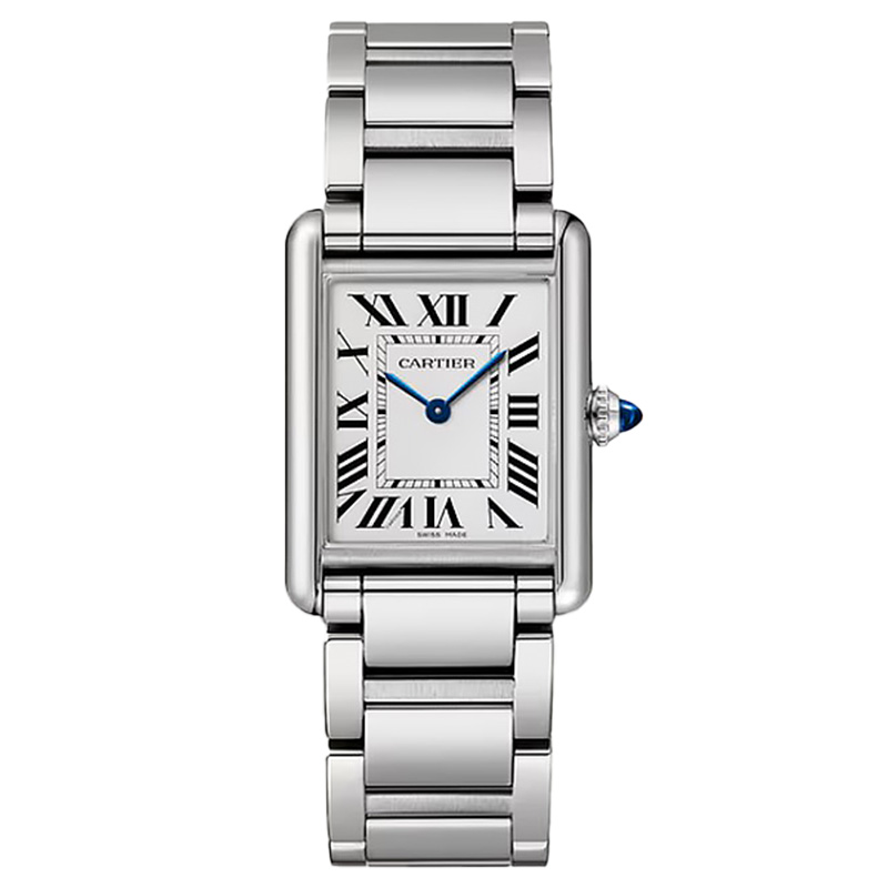 Cartier Tank Must Watch. Large Model, Quartz movement, Steel - CRWSTA0106